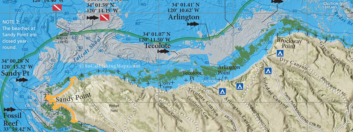 Channel Islands – SoCalFishingMaps.com